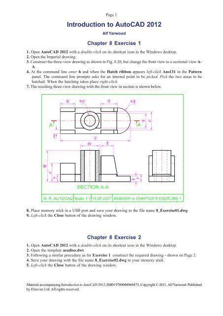 Introduction To Autocad 2012 Routledge