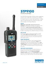 STP9000 Datasheet - Sepura