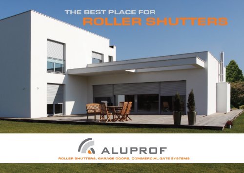ROLLER SHUTTERS - ALUPROF