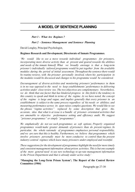 What Are Regimes - David Longley