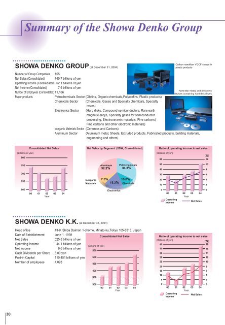 Summary of the Showa Denko Group
