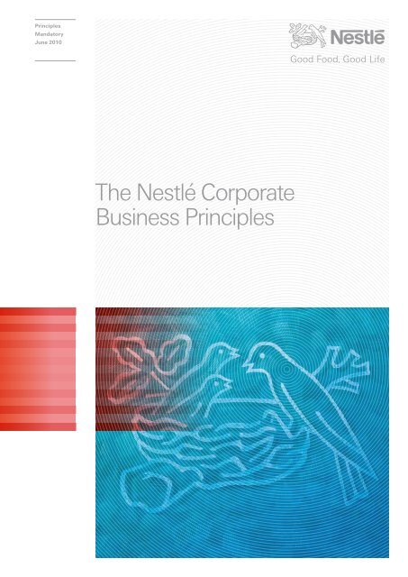 The Nestlé Corporate Business Principles