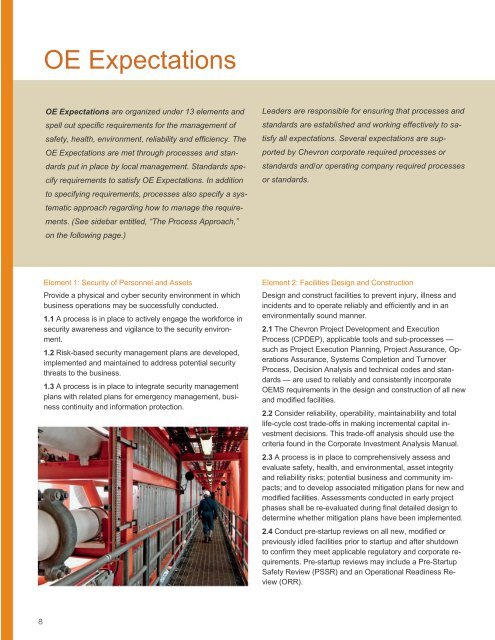 OE Expectations OE Expect