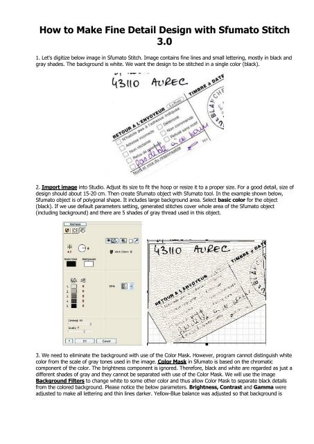 How to Make Fine Detail D