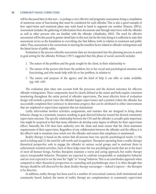 14 COMMUNITY-BASED CORREC