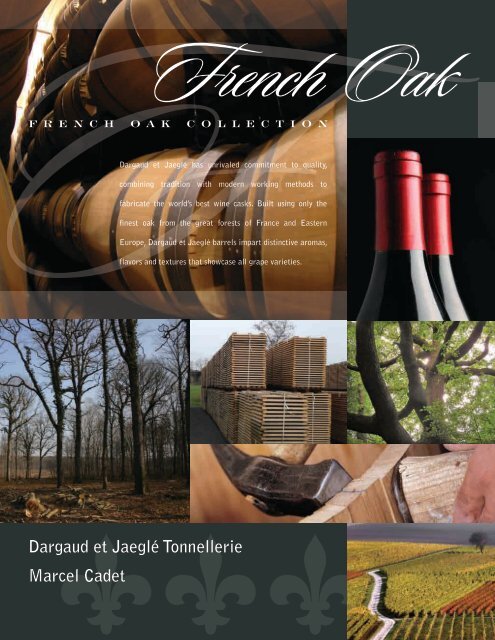 French Oak Barrel Brochure - Premier Wine Cask