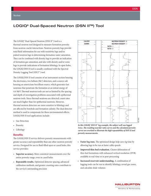 Neutron Porosity Logging Tool