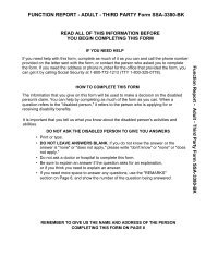 Adult Function Report, SSA 3373-BK - FM/CFS/ME Resources