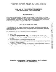 WORK HISTORY REPORT-Form SSA-3369-BK - FM/CFS/ME ...