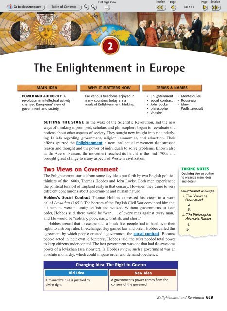 Enlightenment Europe