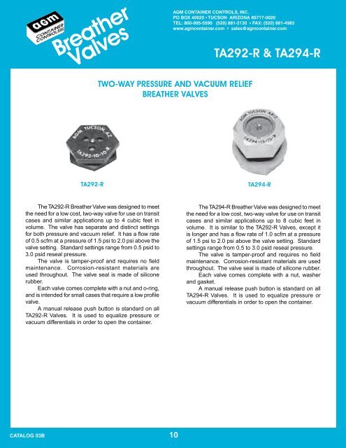 TWO-WAY PRESSURE AND VACU