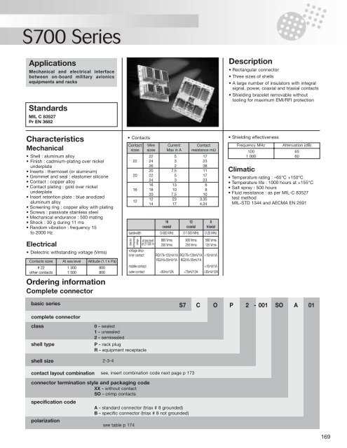 S700 Series - Souriau