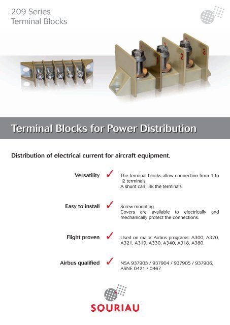 209 Series - Souriau