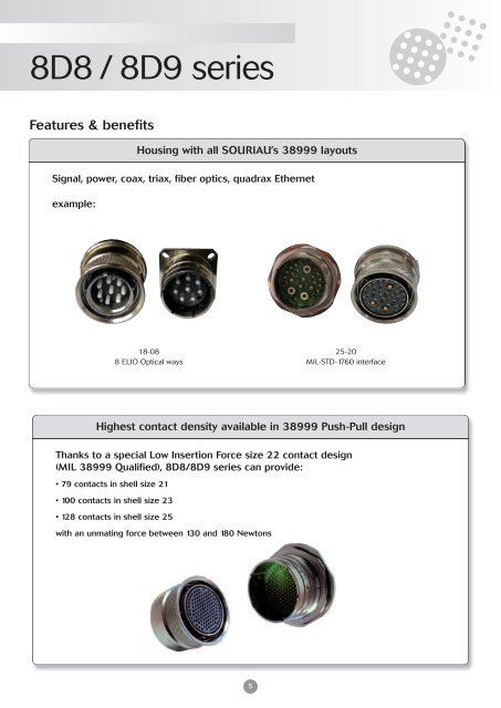 8D8 / 8D9 series - Souriau