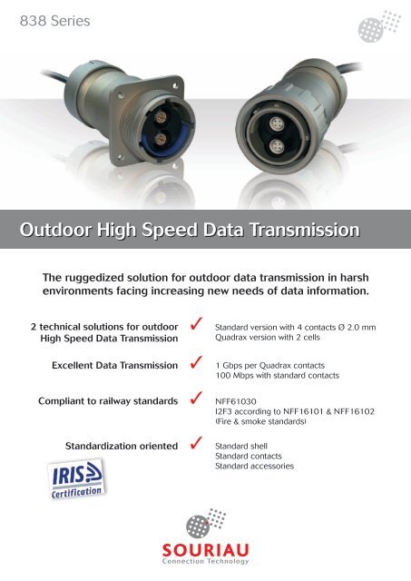 838 Series - Souriau