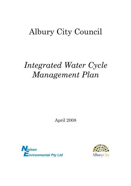 Albury City Council Integrated Water Cycle Management Plan