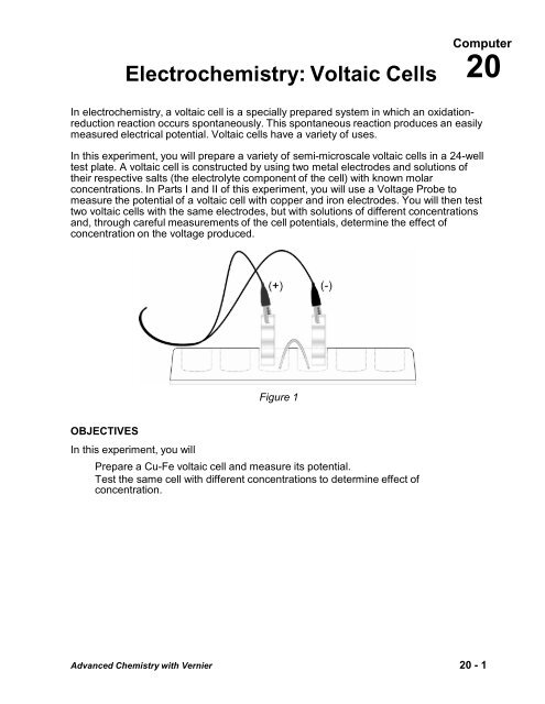 Electrochemistry: Voltaic Cells