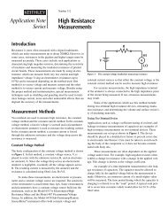 Four-Probe Resistivity and Hall Voltage Measurements - Keithley ...