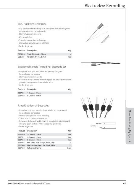 EMG Endotracheal Tubes NI