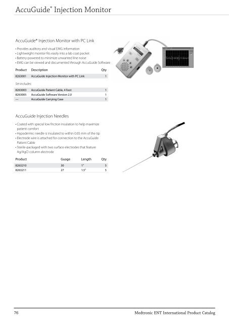 AccuGuide ® Injection Mo