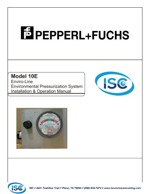 Model 10E - ISC Enclosure Cooling