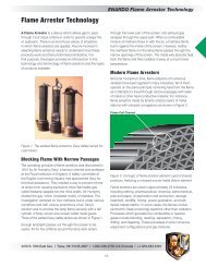 Vent Stack Flame Arrestor Series 8800 and 9900 - Enardo