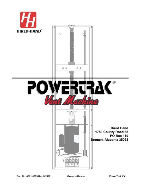 4801-0099 Power Trak Vent Machine - Automated Production Systems