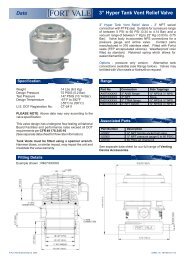 Data 407/412 - 3” Super Tank Vent - Fort Vale Engineering