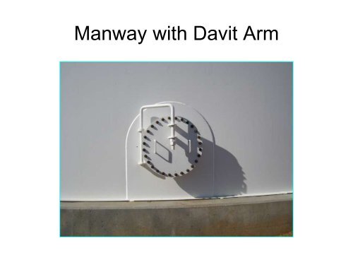 Manway with Davit Arm
