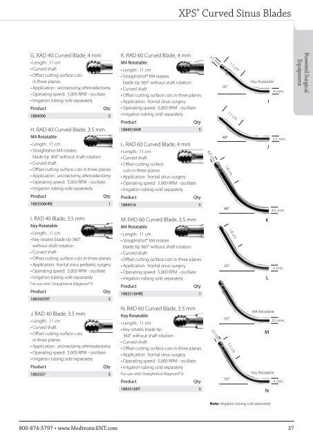 XPS ® Curved Sinus Blade