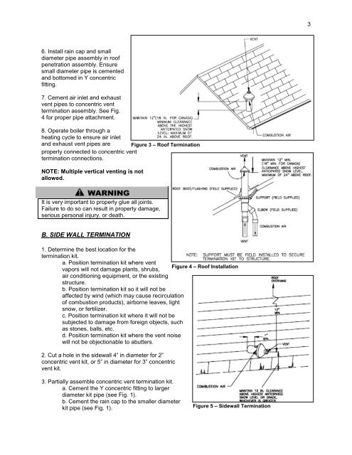 Field supplied pipe and f