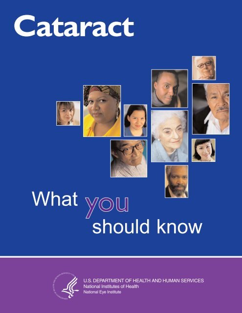 Cataract: What you should know booklet - National Eye Institute ...