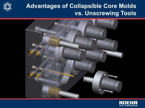Advantages of Collapsible Core Molds vs. Unscrewing Tools