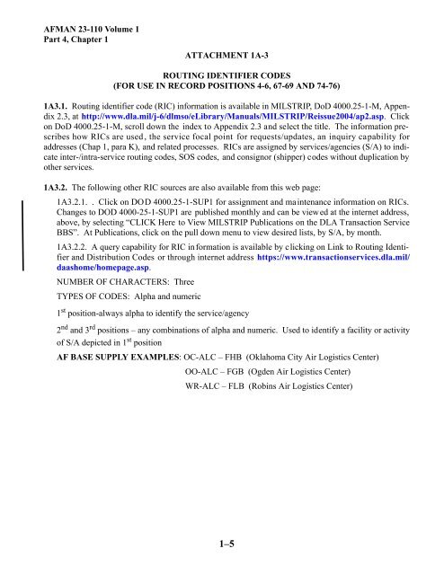 ATTACHMENT 1A-2 SERVICE/A