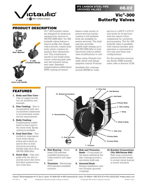08.02 Vic®-300 Butterfly Valves - Seng Choon Engineering