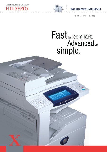 DC550 FA single - Fuji Xerox Asia Pacific