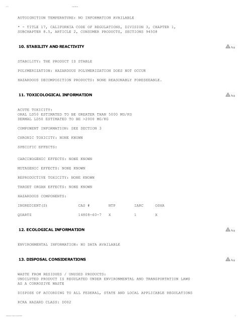 10/ 17/ 12 G r ainger M S