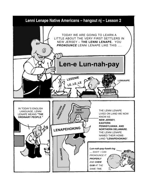 Lenni Lenape Native Americans – hangout nj