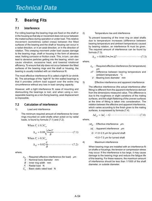 NTN Technical Information Series PDF's - NTN Bearing