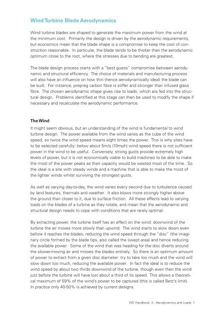 Wind Turbine Blade Aerodynamics - Gurit