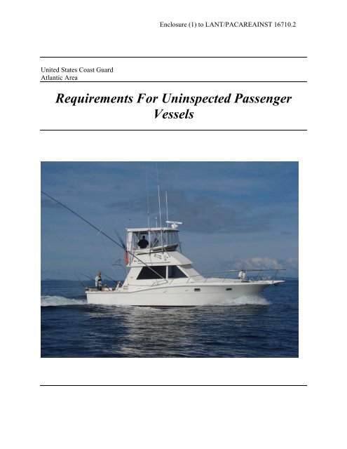 Operator Of Uninspected Passenger Vessels License