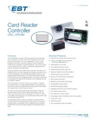 EST3 Remote Annunciators - Edwards UTCFS