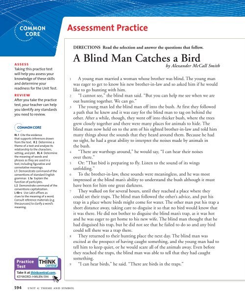 A Blind Man Catches a Bird