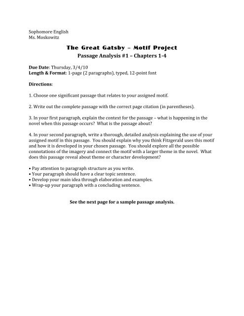 Gatsby Explained - Infoupdate.org