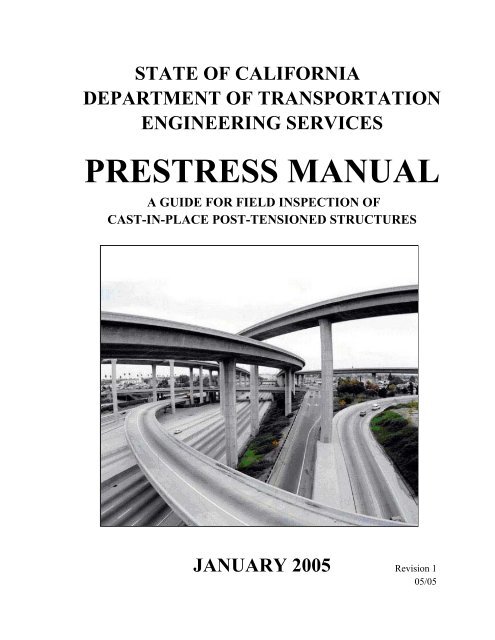 PRESTRESS MANUAL - Caltrans - State of California