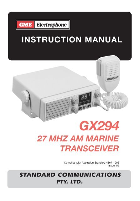 Instruction Manual - GME