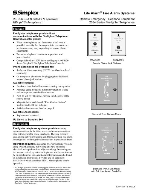 Life Alarm Fire Alarm Systems - The SimplexGrinnell Online Store