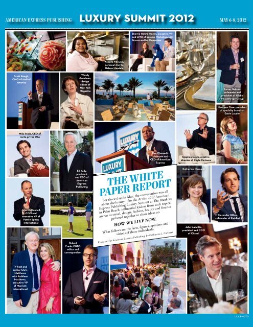 THE WHITE PAPER REPORT - American Express Publishing