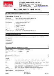 msds Nexus - Victorian Chemicals