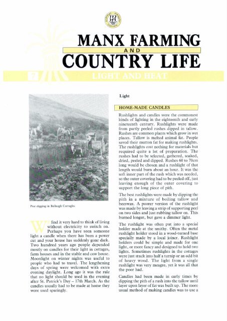 manx farming & country life 7 light - Isle of Man Government